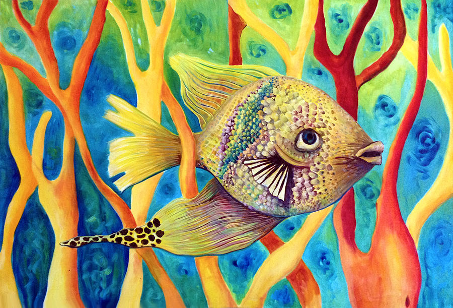 Tropical Fish Painting by Patricia Lazaro - Pixels