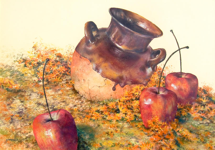 Mexican Apples 2 Painting by DEVARAJ DanielFranco - Fine Art America