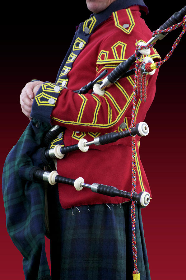 Military Musical Instrument Bag Pipes Revolutionary War Photograph by ...