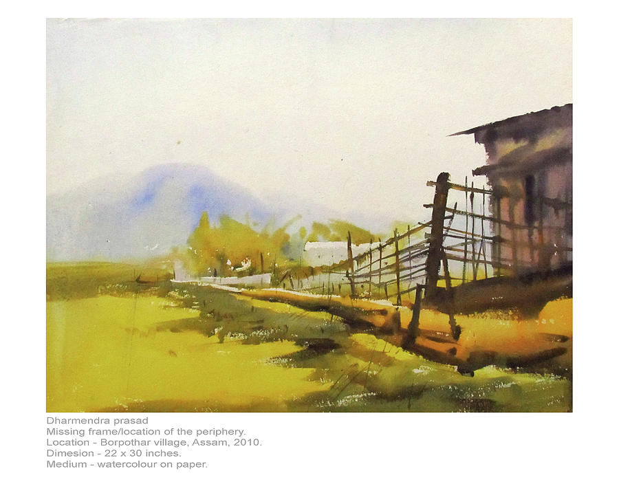Missing Frame Painting by Dharmendra Prasad - Fine Art America