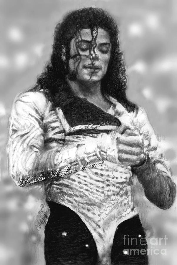 MJ Preps For the Show Drawing by Carliss Mora - Fine Art America