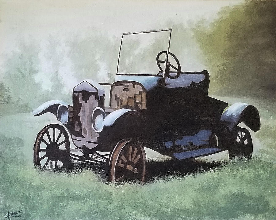 Model T Painting by Anthony Verburgt - Pixels