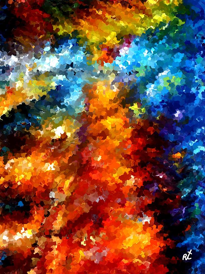 Modern composition 01 Painting by Rafi Talby | Fine Art America