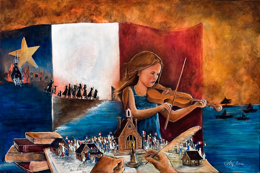 Mon Acadie Painting by Patsy Cormier - Fine Art America