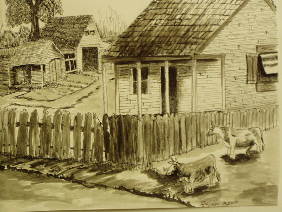 Moo Bayou Drawing by John Labbe - Fine Art America