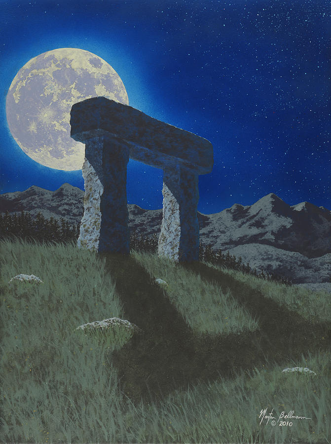 Moon Gate Painting by Martin Bellmann - Fine Art America Moon Gate Painting by Martin Bellmann - Fine Art America