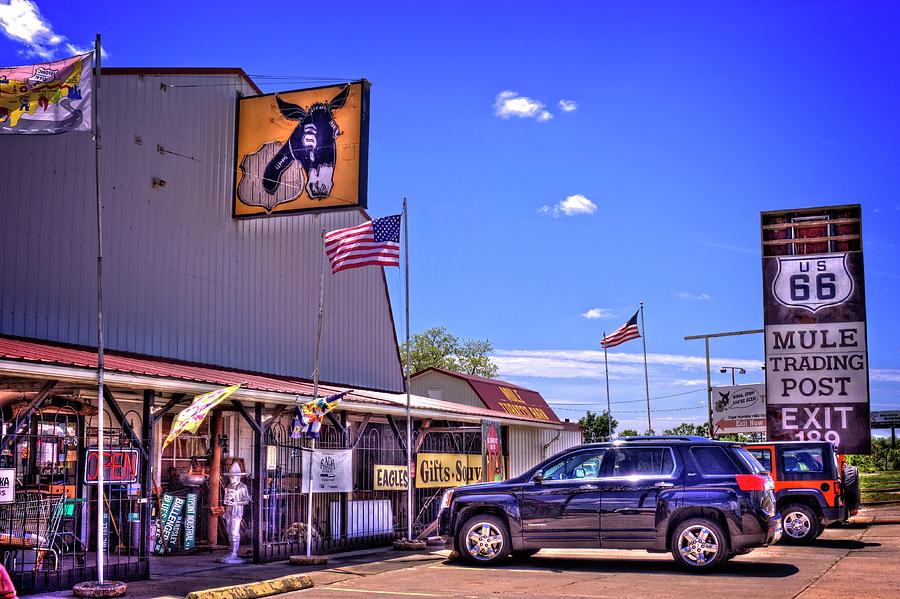 Mule Trading Post Photograph by Fred Hahn - Fine Art America