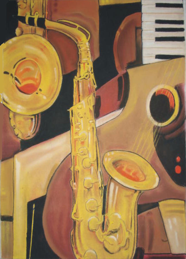 Musical Instruments Painting by Preyashi Gupta - Fine Art America
