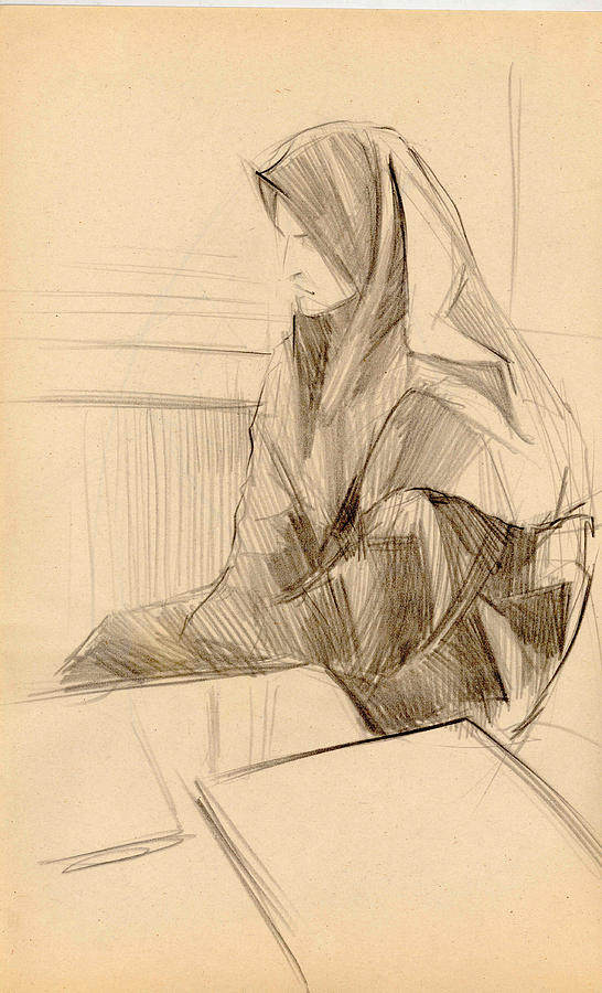 My Classmate Drawing By Mehrdad Sedghi Fine Art America