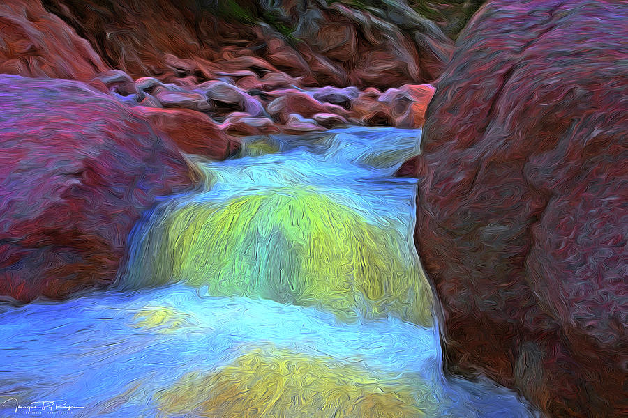 Narrow Passage Mixed Media by Todd Yoder - Fine Art America