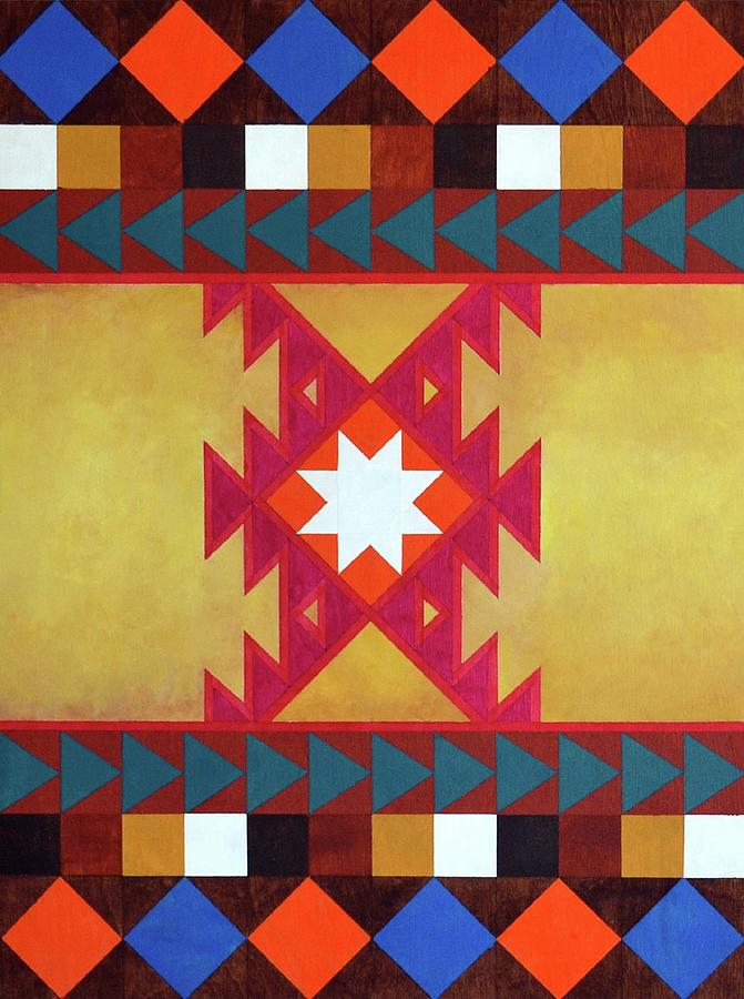Native Patterns Painting by Jason Hilde - Fine Art America