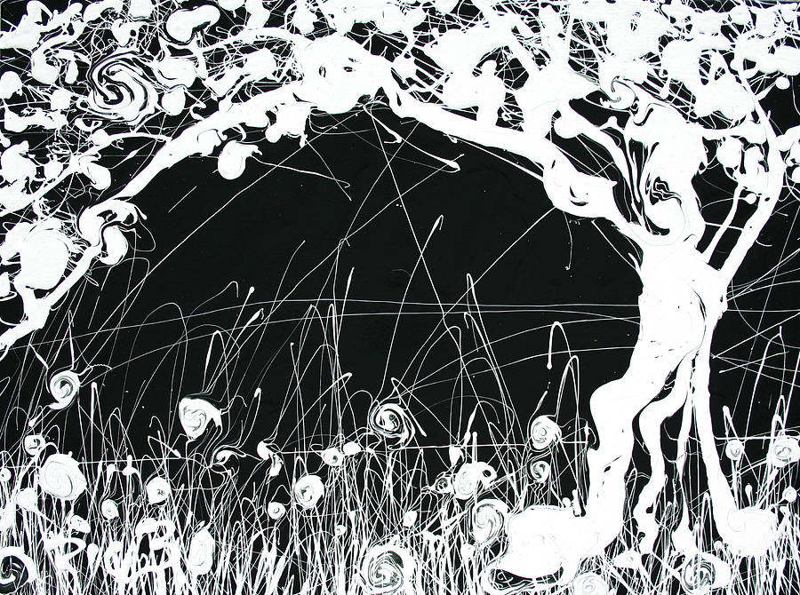 Negative Landscape Painting by Ric Bascobert - Fine Art America