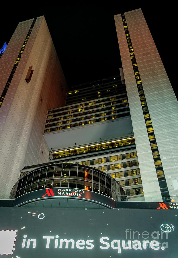 New York Marriott Marquis in Times Square in NYC Photograph by David ... New York Marriott Marquis in Times Square in NYC Photograph by David ...