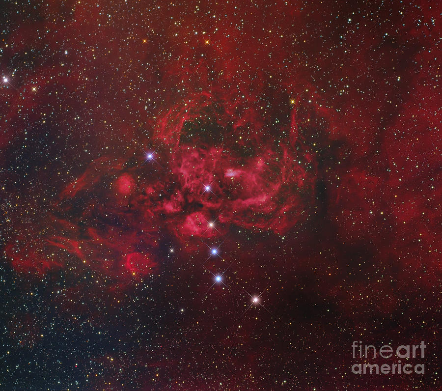Ngc 6357, The Lobster Nebula Photograph by Roberto Colombari - Fine Art ...