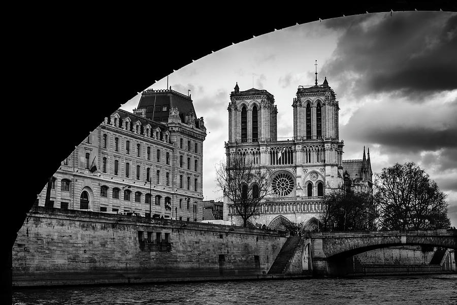 Notre Dame, Paris with arch Photograph by Alexandre Rotenberg - Pixels