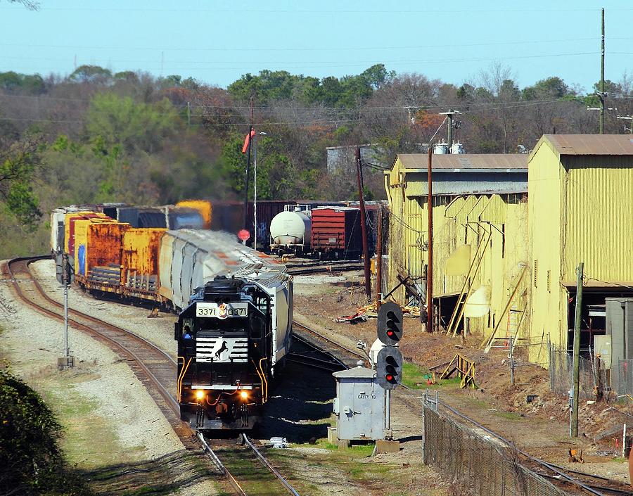 NS SD40-2s @ the CSX Yard Photograph by Joseph C Hinson - Fine Art America