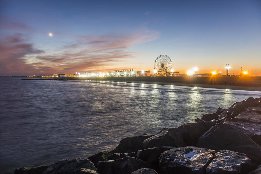 Ocnj Sunset 1 Photograph by Domenico Ditanna - Fine Art America