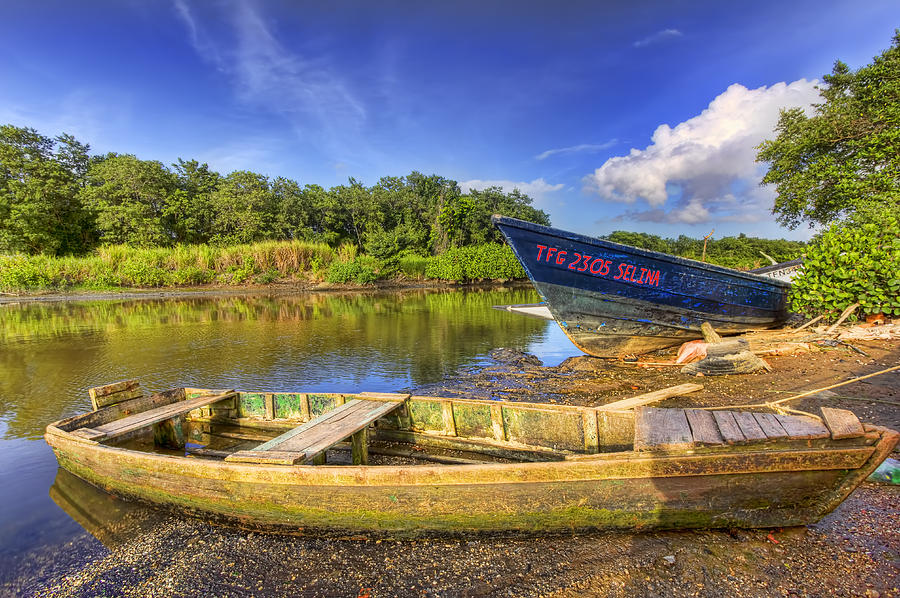 Old Fishing Boat Photograph by Nadia Sanowar - Pixels