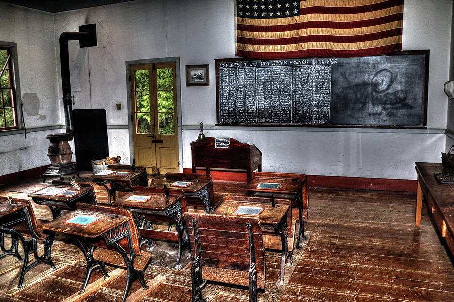 Old School Room Photograph By Ronald Olivier Pixels