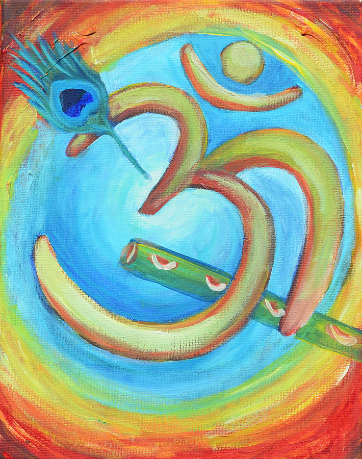 Om Painting by Nidhi Kothiyal - Pixels
