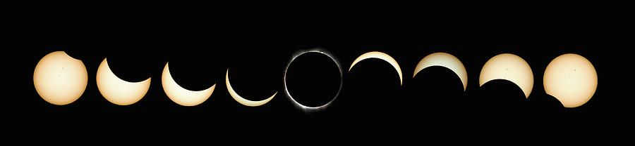 Oregon Eclipse Time Lapse Photograph by John Harrison - Fine Art America