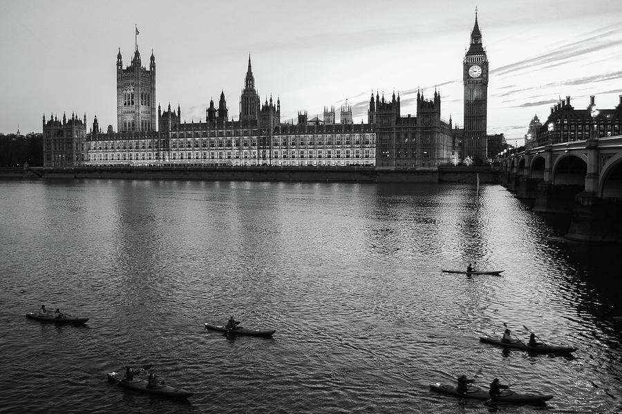 Palace of Westminster Along The River Thames Photograph by Bob Cuthbert ...