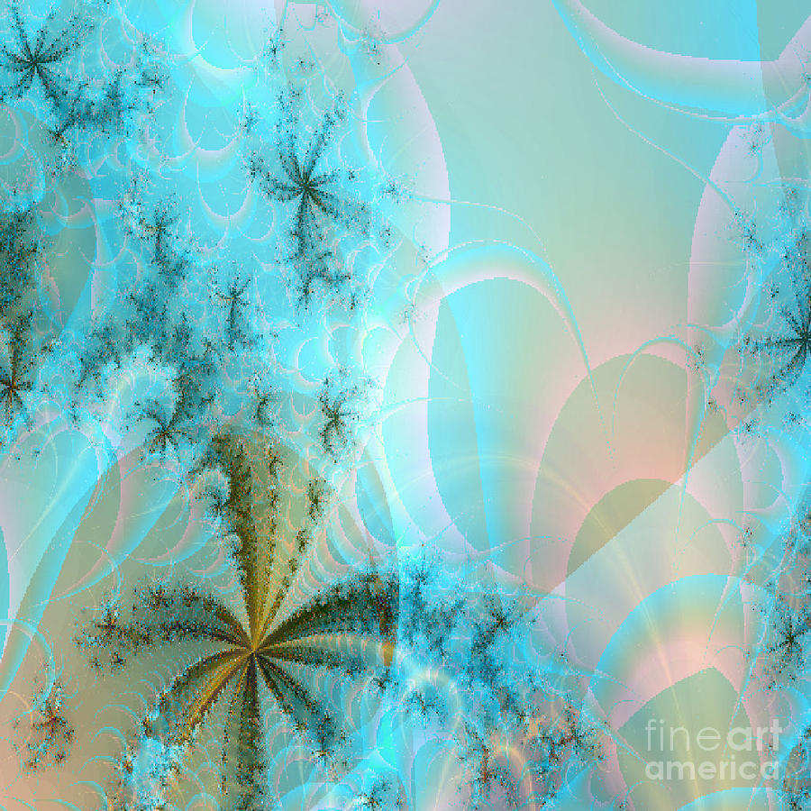 Palm Tree Fractal Abstract 602 Digital Art by Lynda K Cole-Smith | Fine ...