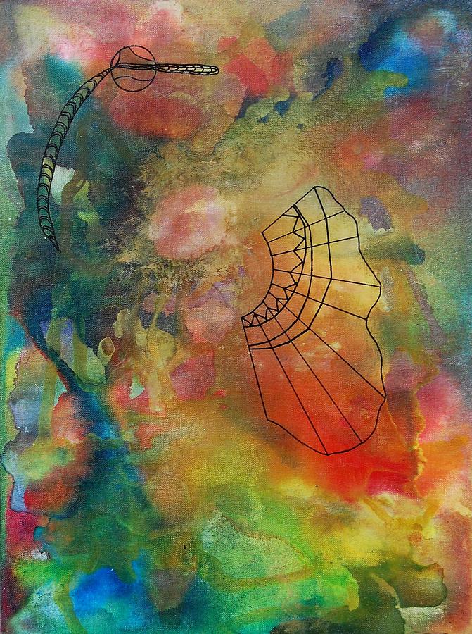 Partial Solar Eclipse Mixed Media by Rita Lulay Malsch - Pixels