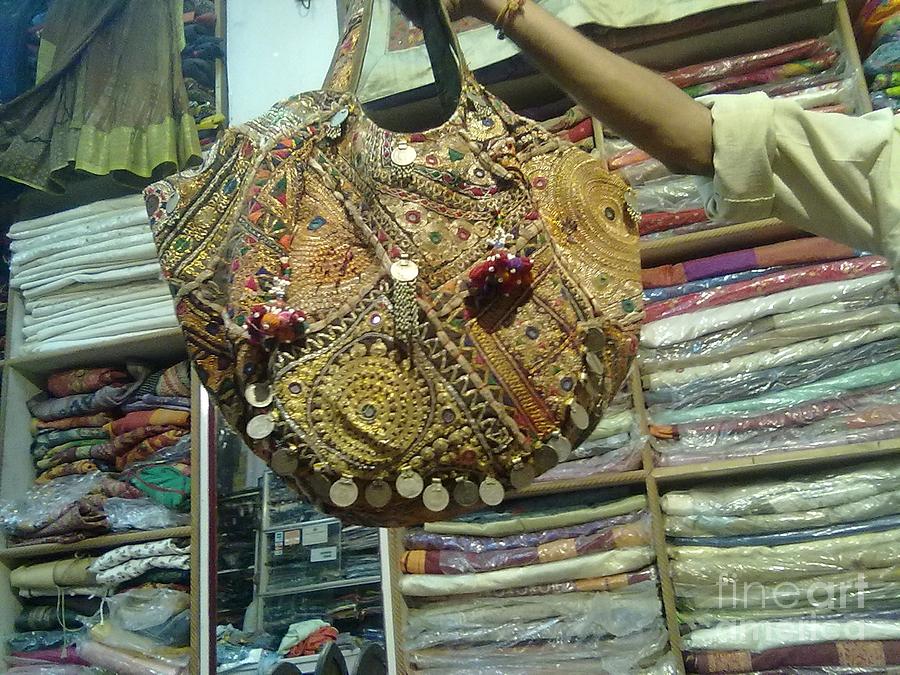 Patch Work Indian Textile Tapestry - Textile by Santosh Rathi - Fine ...