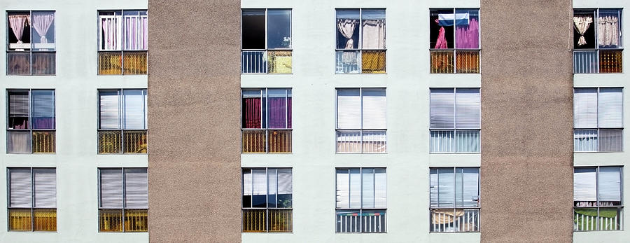 Patchwork Windows Photograph by Noel Baebler - Pixels