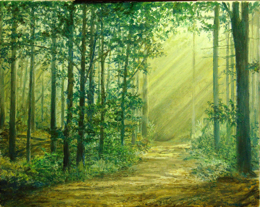 Pathway Painting by Sherman Thomason - Fine Art America