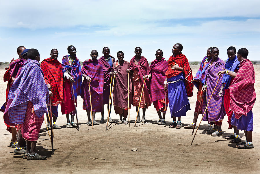 People of Tanzania Photograph by Helene Wallaert and Remy Simon - Fine ...
