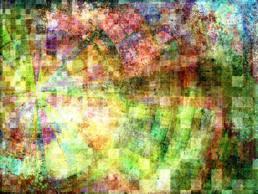 Pixel Burst Digital Art by Mitchell Lindquist | Fine Art America