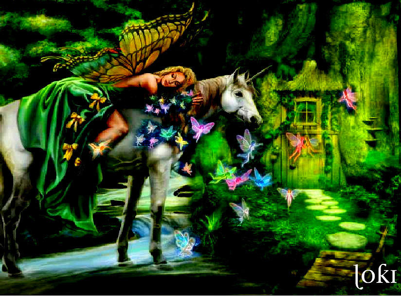 Pixie Tree Digital Art by Loki Gwyn - Fine Art America