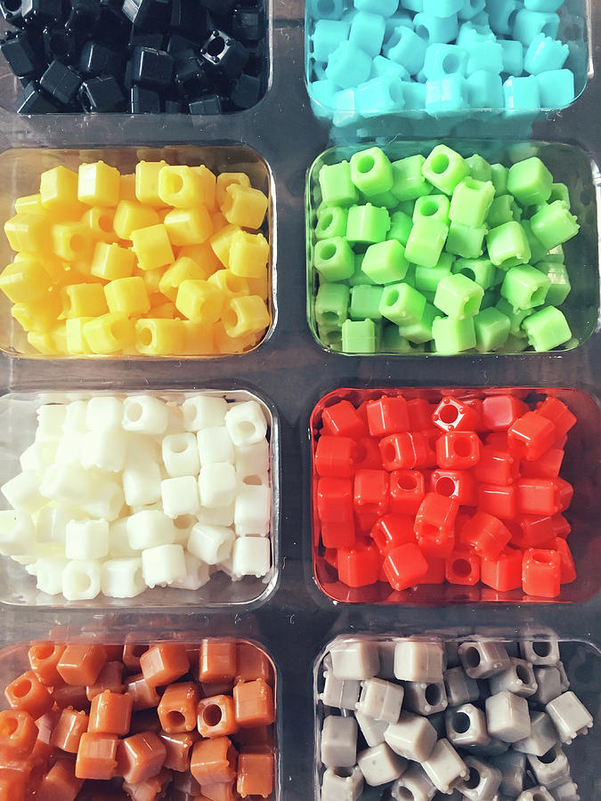 Plastic craft pieces Photograph by Tom Gowanlock - Fine Art America