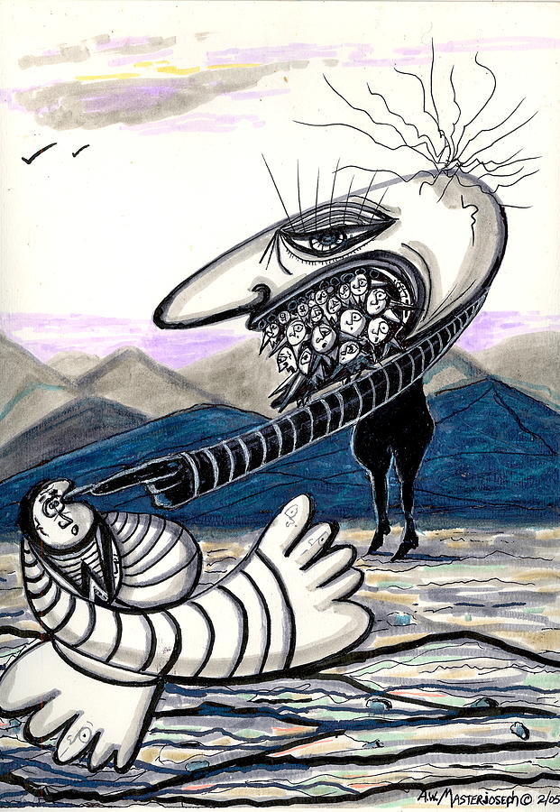 Pocked Painting by Anthony Masterjoseph - Fine Art America