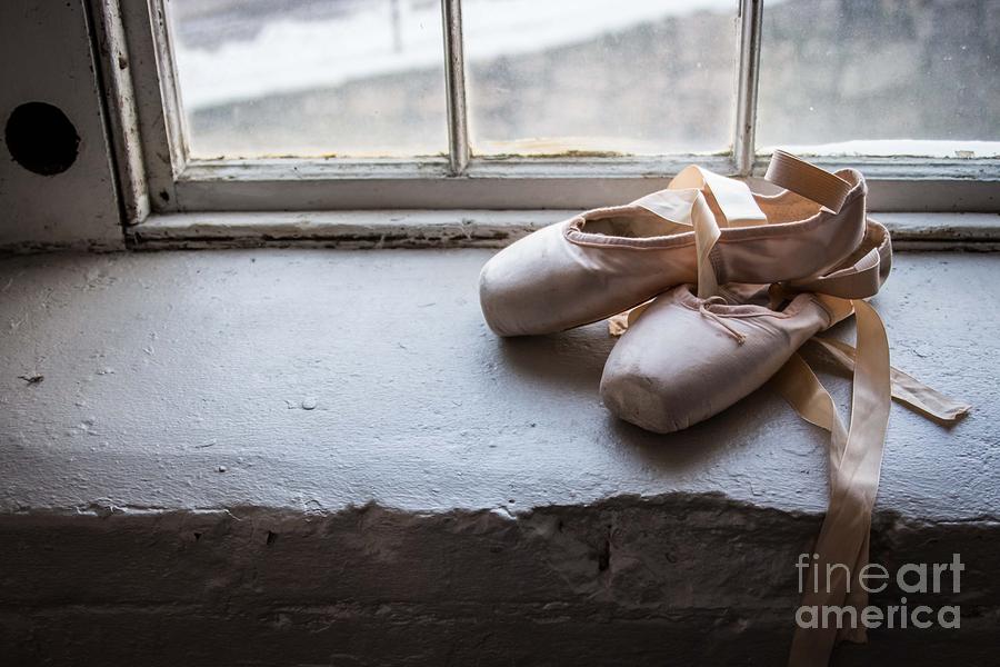 Pointe Shoes Waiting Photograph by Alicia Heaney - Fine Art America