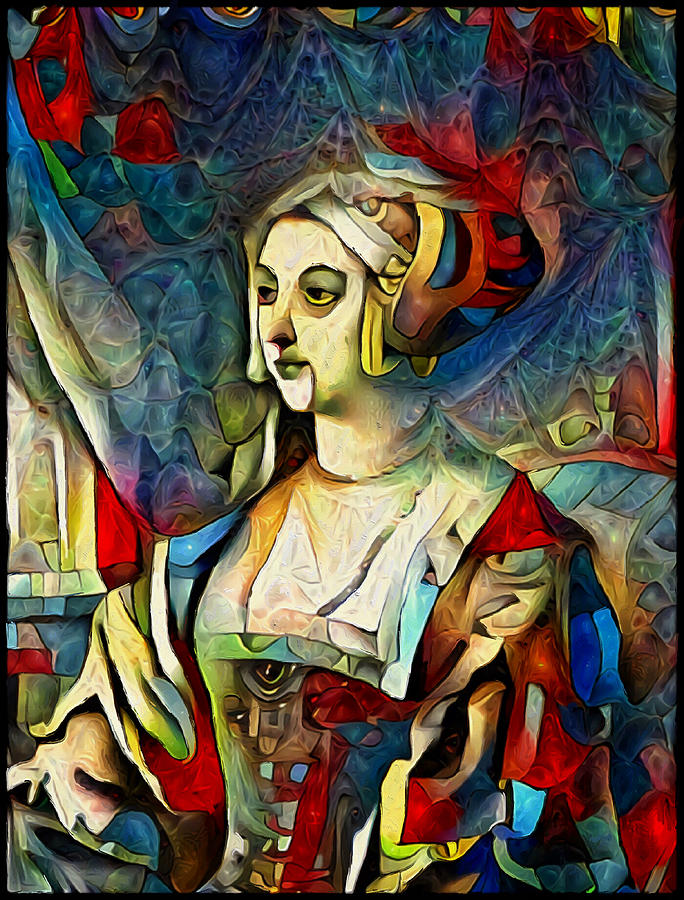 Portrait in the age of Algorithms Digital Art by Lennart Ostman - Fine ...