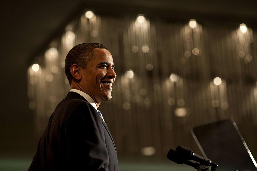 Portrait of President Barack Obama 23 Painting by Celestial Images ...