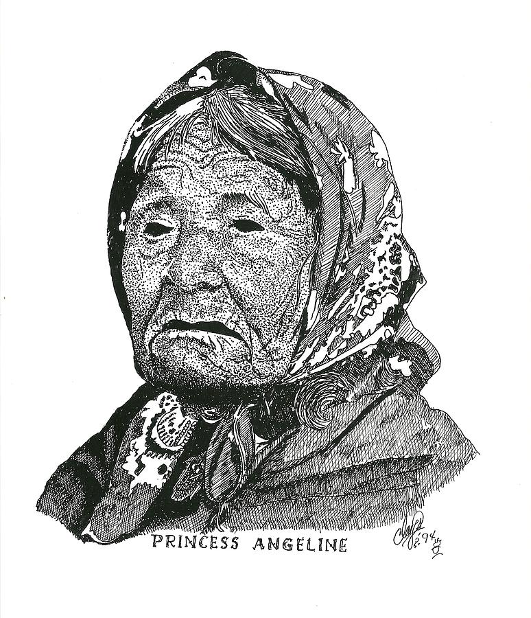 Princess Angeline Drawing by Clayton Cannaday - Pixels