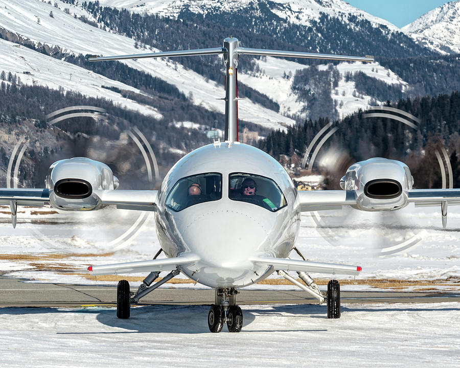 Private Piaggio P180 Avanti I-BCOM Photograph by Roberto Chiartano ...