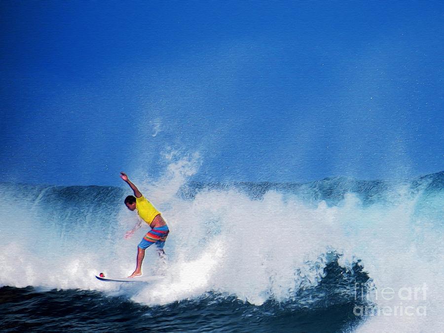 Pro Surfer Chris Ward Photograph By Scott Cameron