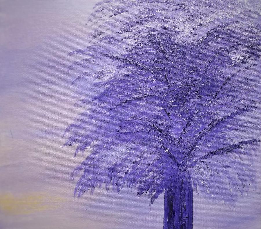 Purple Tree Painting by Amy Pugh - Fine Art America