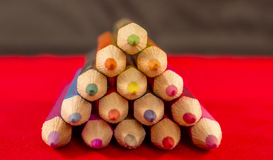 Pyramid of Colours Photograph by Angela Aird | Fine Art America