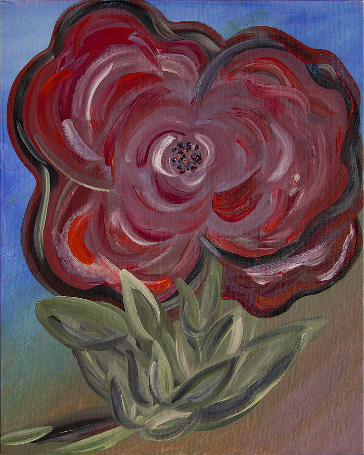 Red Red Rose Painting by Lisa Rizzo - Fine Art America