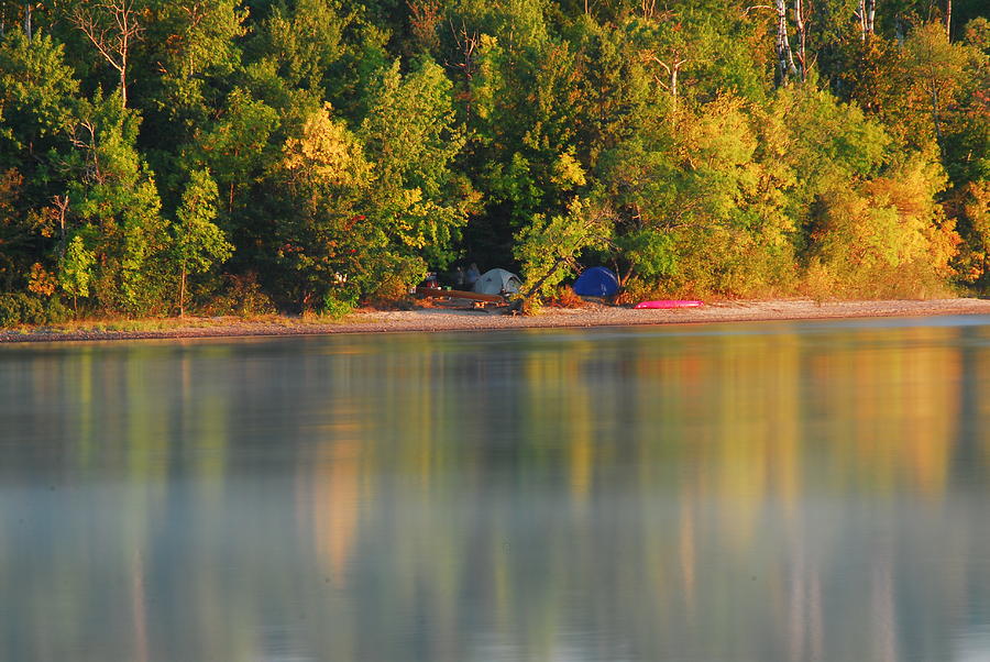 Reflection of Camp Photograph by Kyle Krosting | Pixels