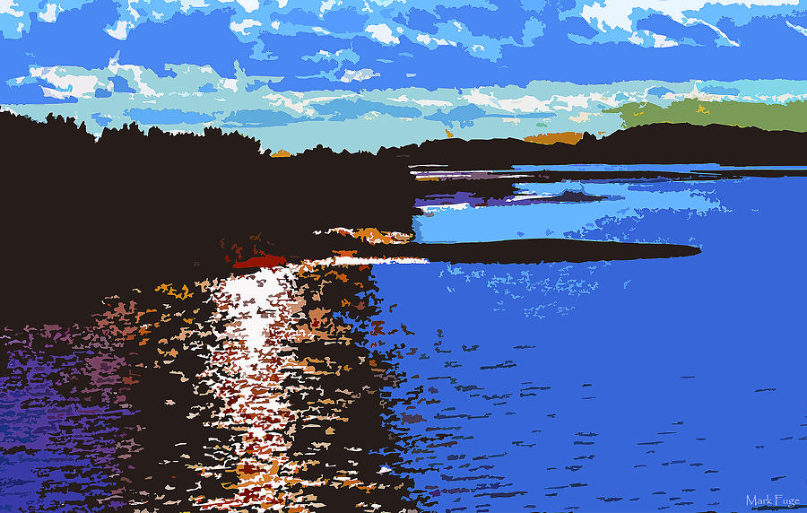 Reflections On The Bay Photograph by Mark Fuge - Fine Art America