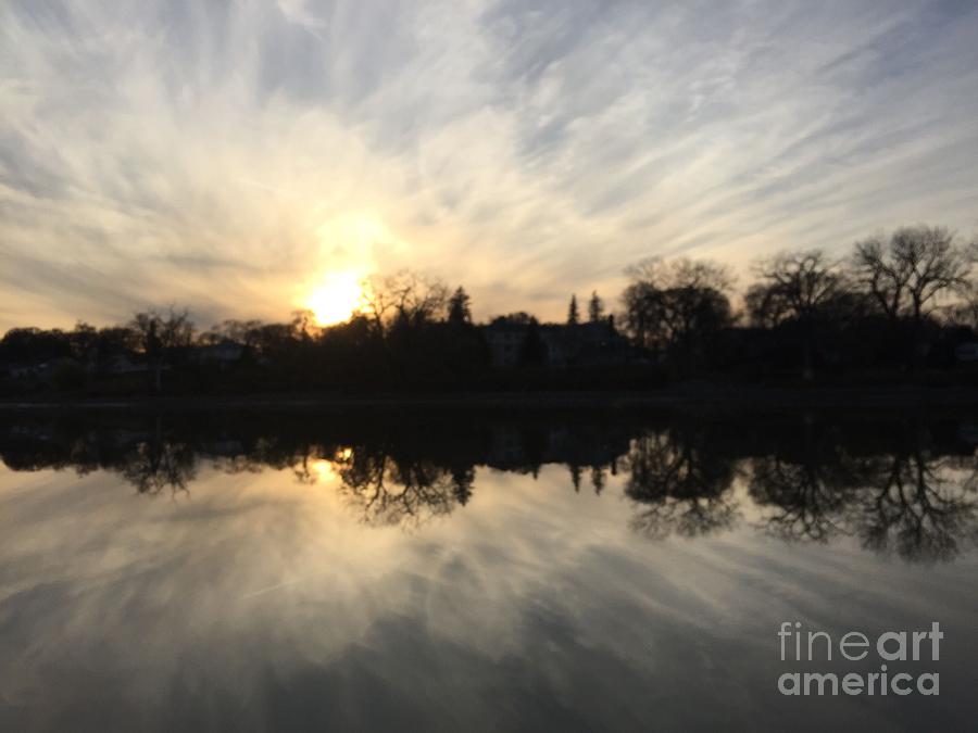 Reflective Red Photograph by Kyle Balharry - Pixels