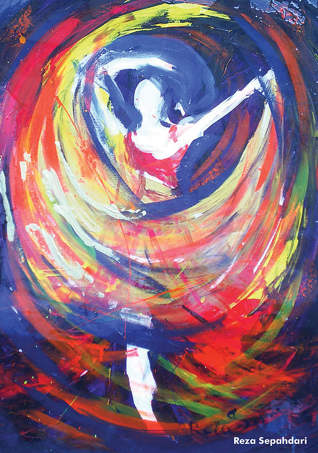 Rings of Color Painting by Reza Sepahdari - Fine Art America