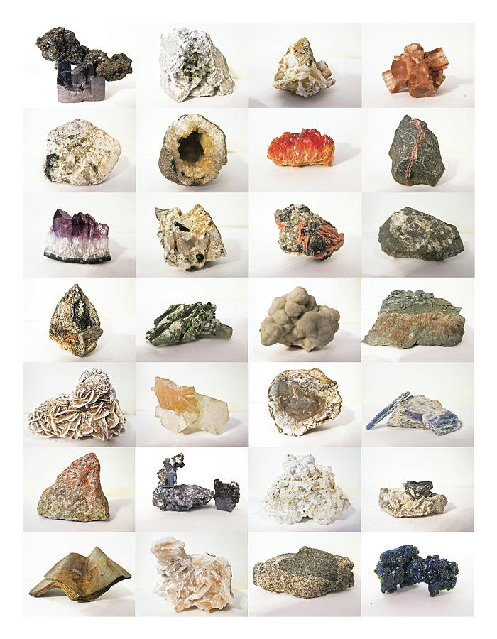 Rocks and Minerals Collection Photograph by Lauren Kirik - Fine Art America